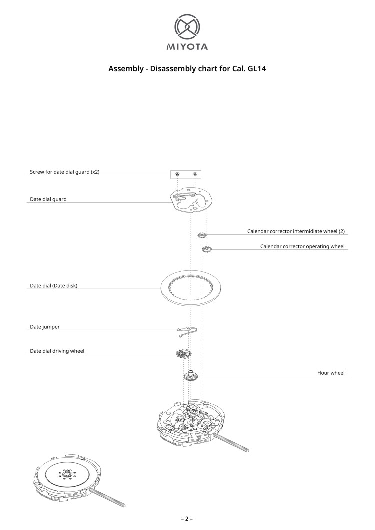 GL14 Slim｜Movements｜MIYOTA MOVEMENT